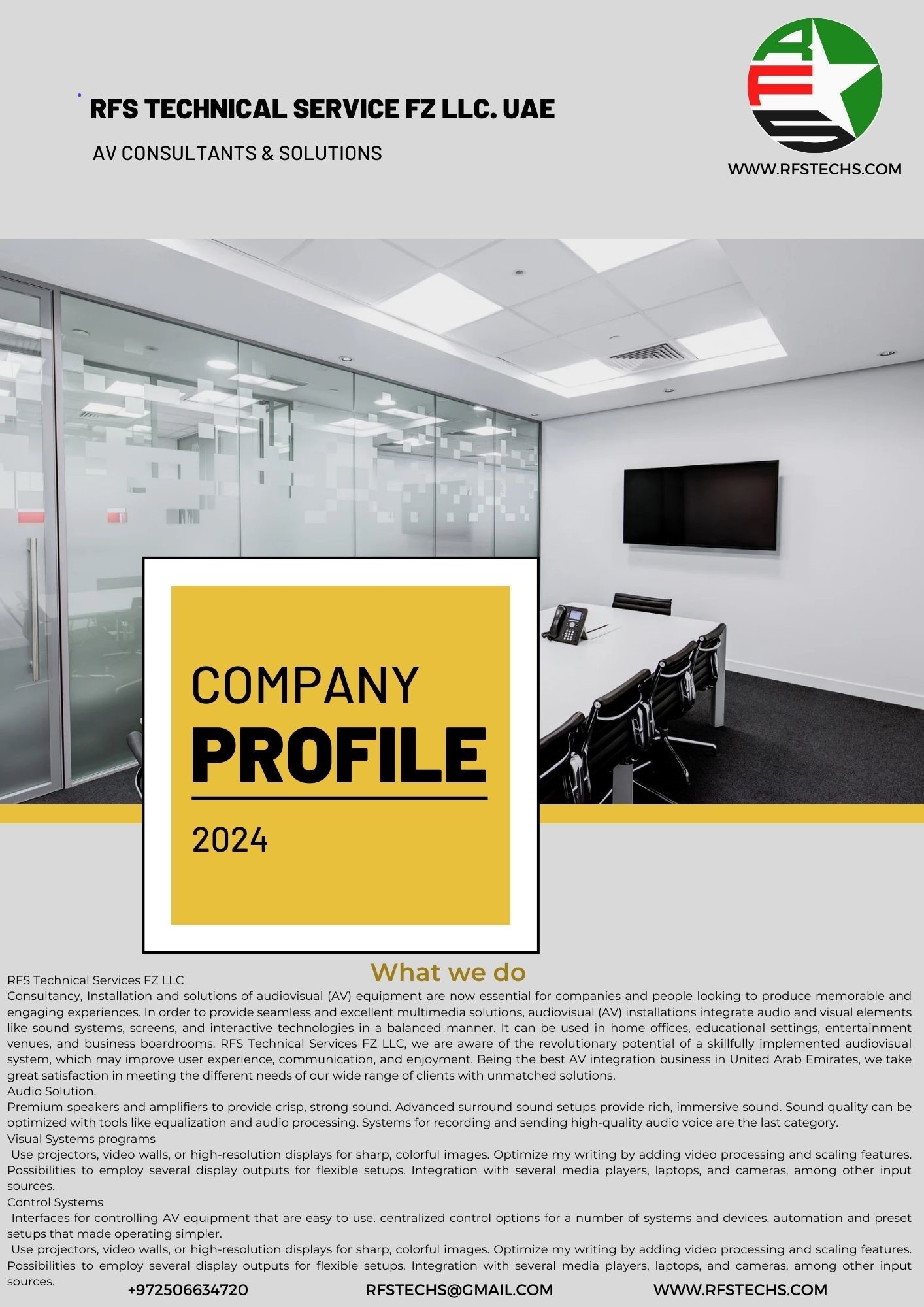 Home - RFS Technical Services FZ LLC